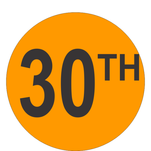 thirtieth
